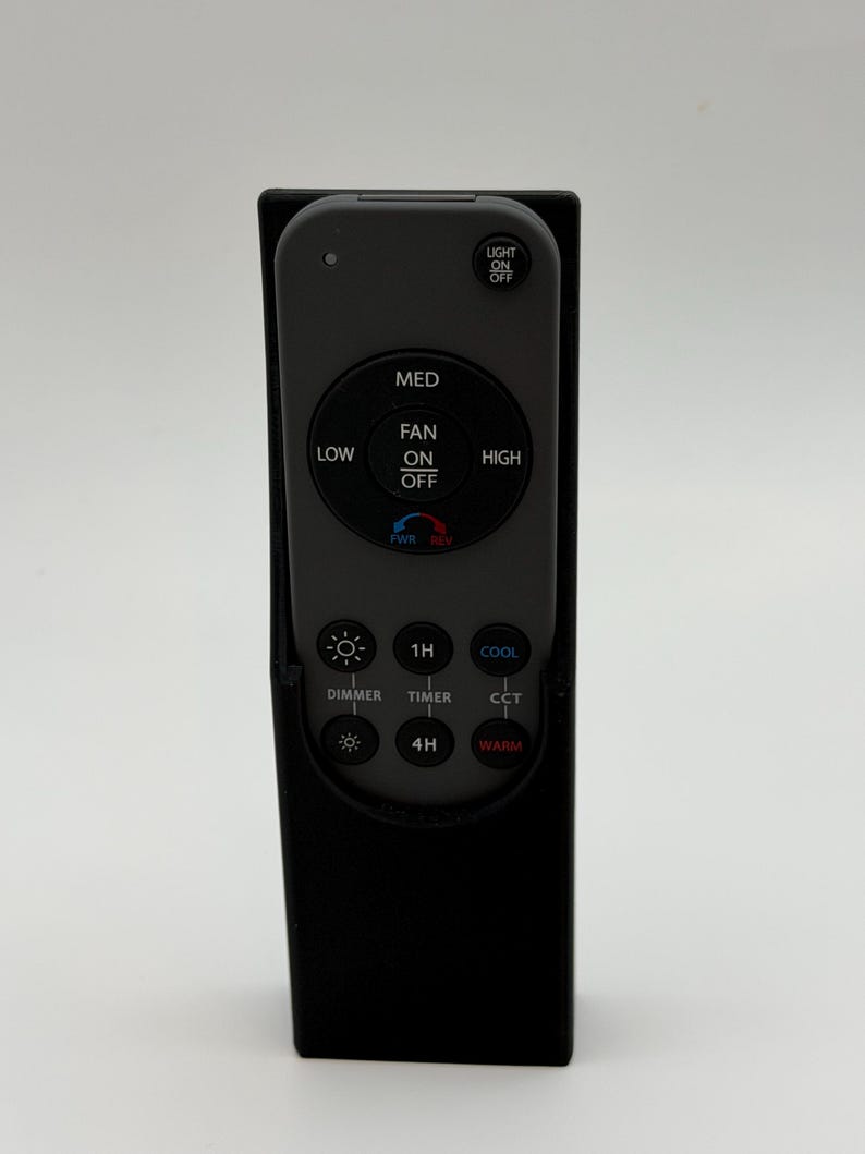 3D Printed Ceiling Fan Remote Holder | Switch Plate Adhesive Wall Mount ...