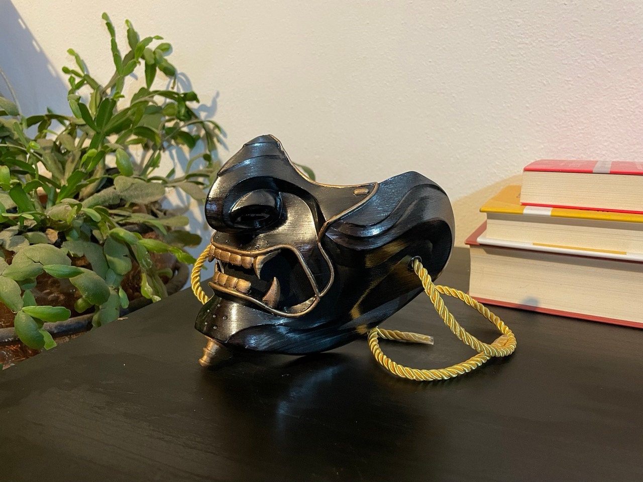 Ghost of Tsushima Mask Japanese Mask, Oni Half Mask, Japanese Wearable ...