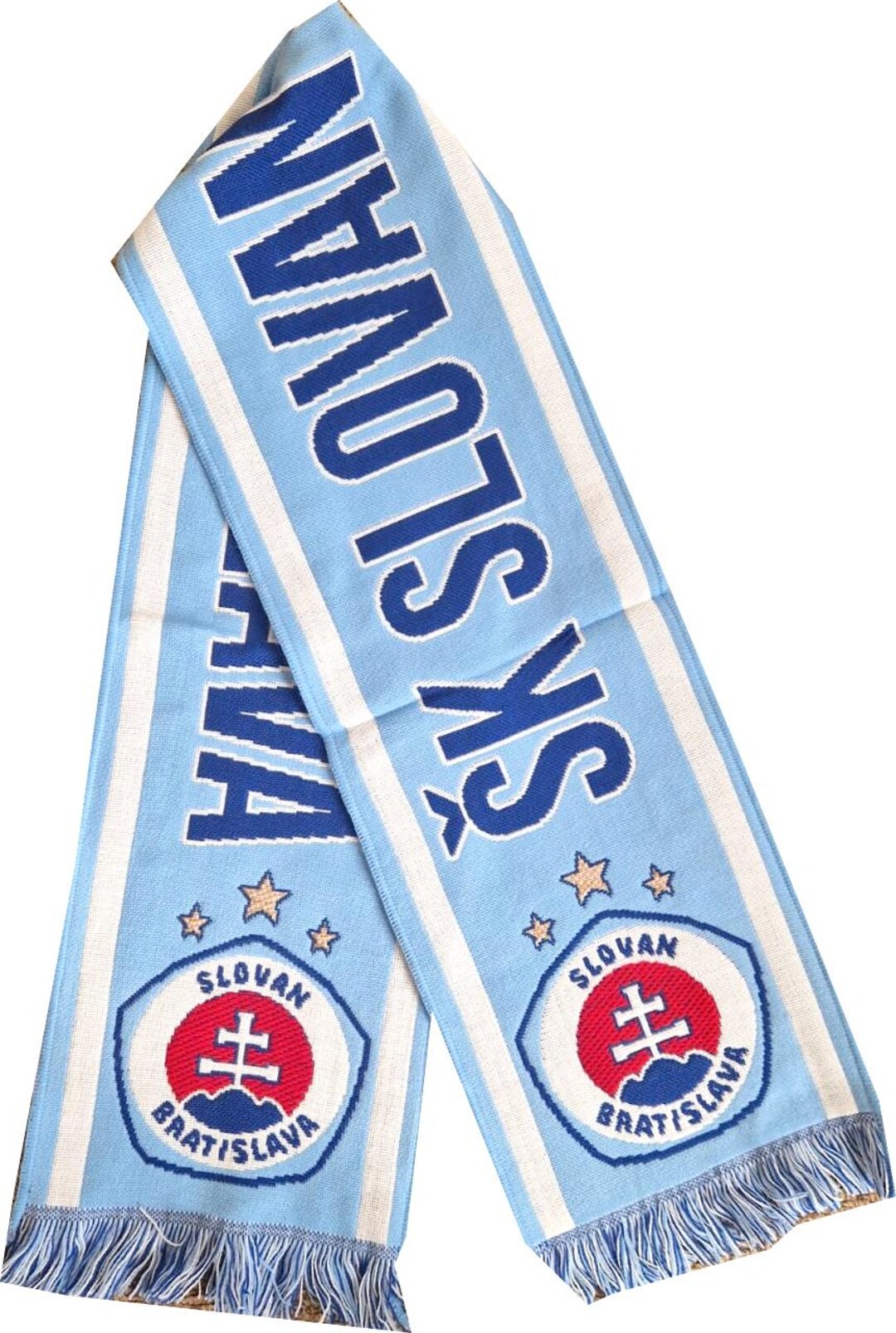 Scarf Sk Slovan Bratislava Team Country Handmade Gift Fan Supporter ...