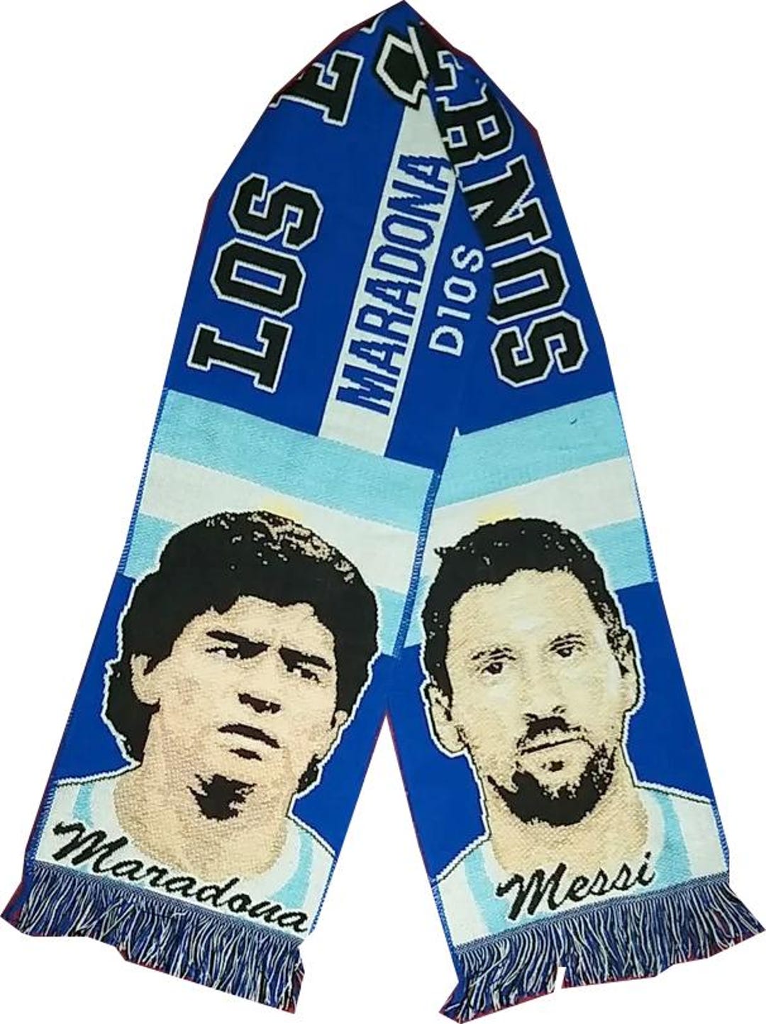 Scarf Maradona Messi Los Eternos 10 Handmade Spain Supporter 2024 ...