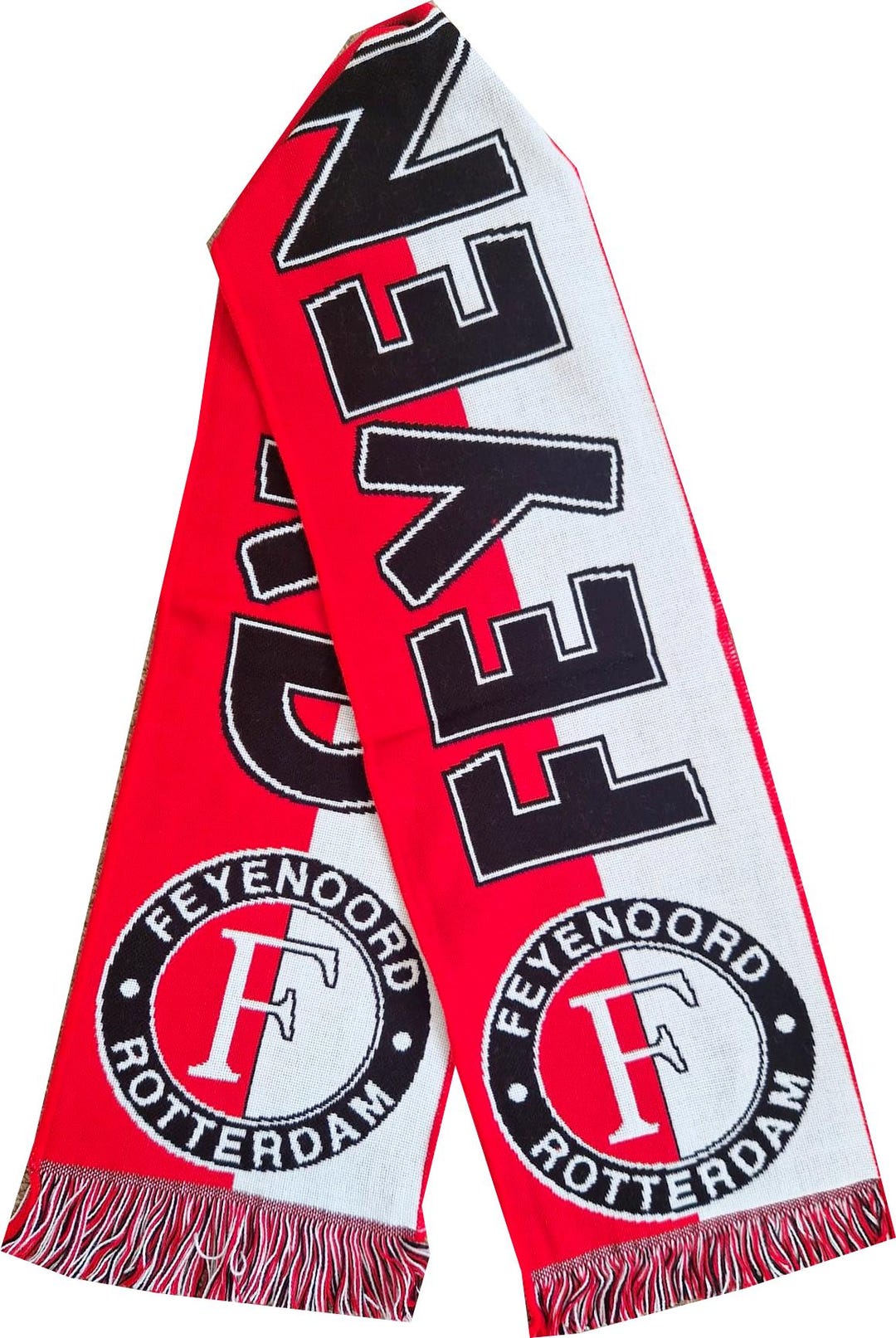 Scarf Feyenoord Holland Football Club Handmade Supporter Champions ...
