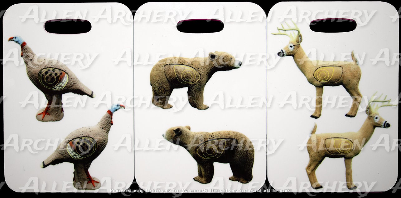 Bullseye & 3D Target Aim Point Cards - Etsy
