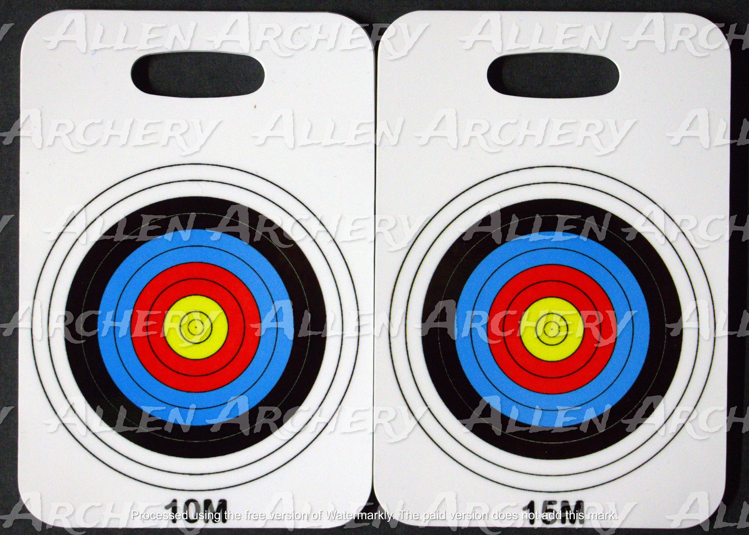 Bullseye & 3D Target Aim Point Cards - Etsy