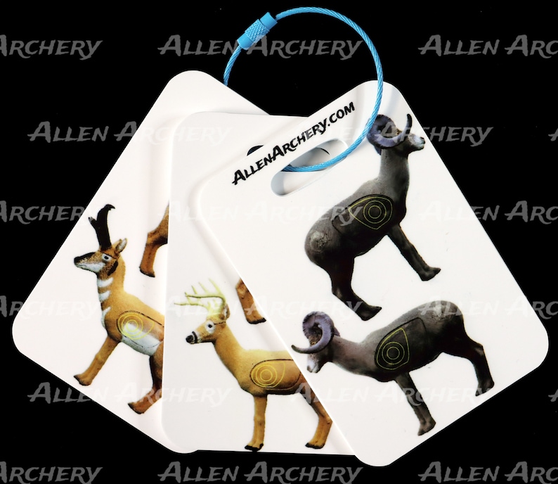 3D Target Aim Point Cards - Etsy