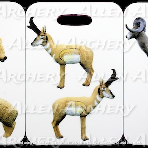 Bullseye & 3D Target Aim Point Cards - Etsy