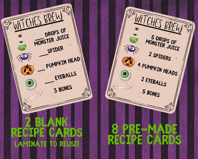 Witches Brew Dramatic Play, Witches Brew Pretend Play, Counting ...