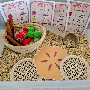 Printable Apple Pie Activity-pretend Play Apple Pie-printable Apple Pie ...