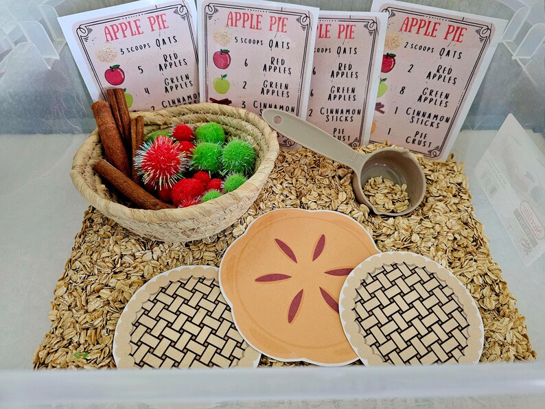 Printable Apple Pie Activity-pretend Play Apple Pie-printable Apple Pie ...