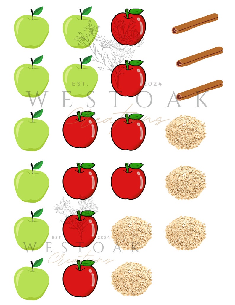 Printable Apple Pie Activity-pretend Play Apple Pie-printable Apple Pie ...