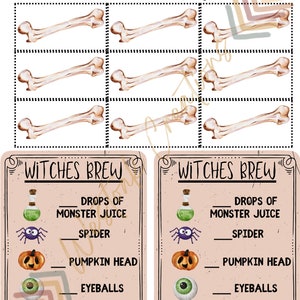 Witches Brew Dramatic Play, Witches Brew Pretend Play, Counting ...