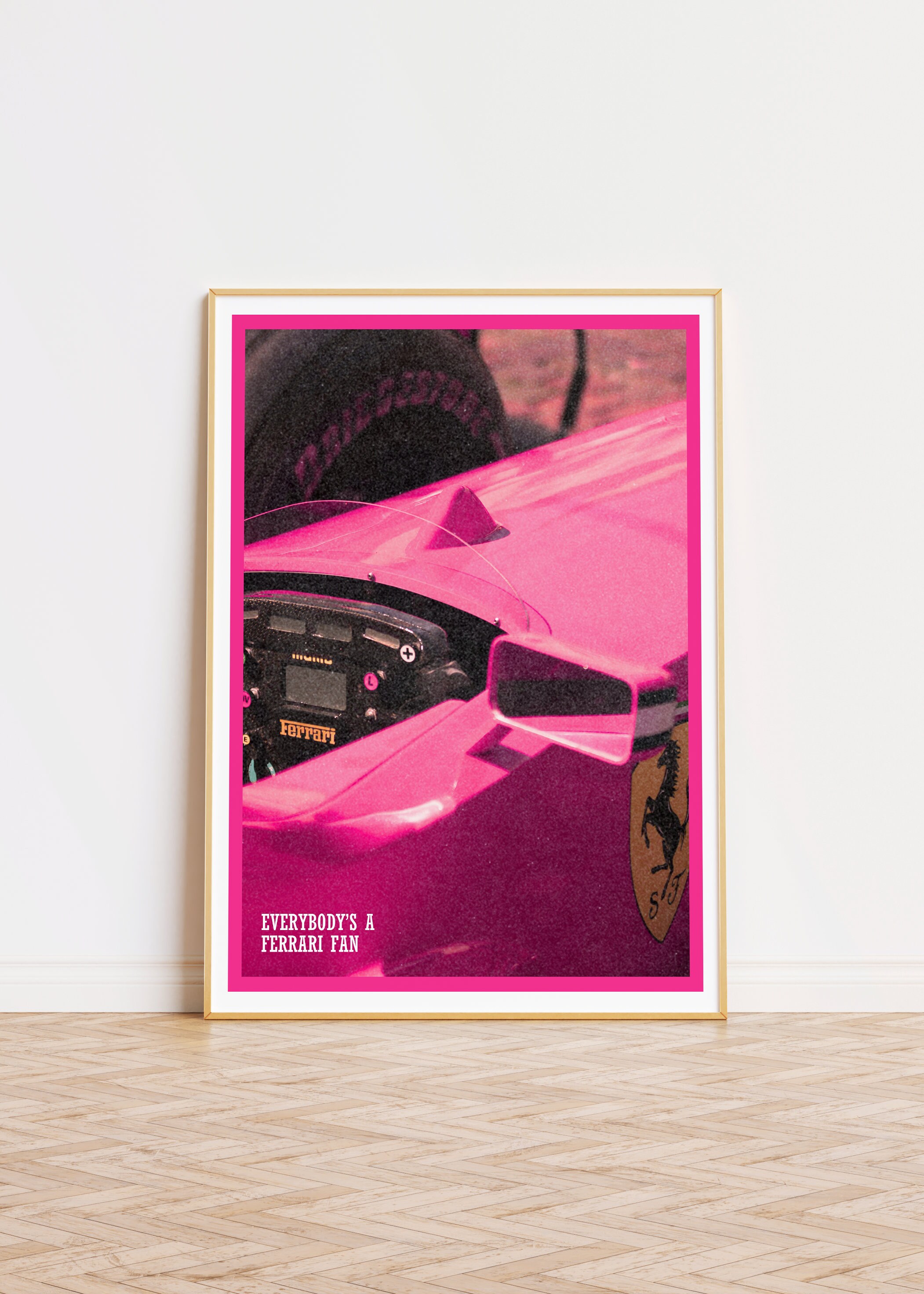 Vintage Ferrari F1 Wall Art Poster, Aesthetic Formula 1 Decor, F1 Race ...