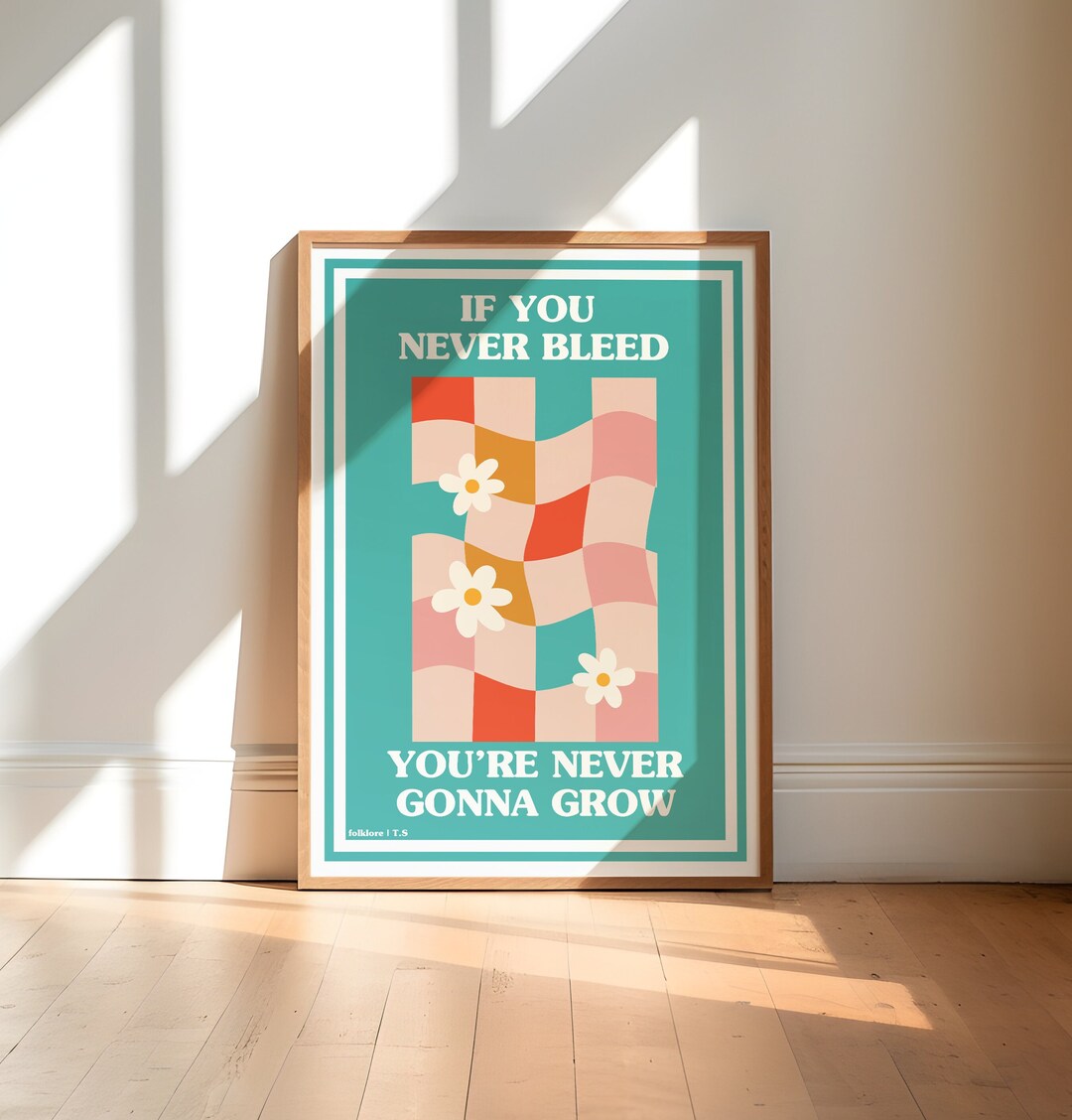 Taylor Swift Album Folklore Inspired Poster Print, Aesthetic Swiftie ...