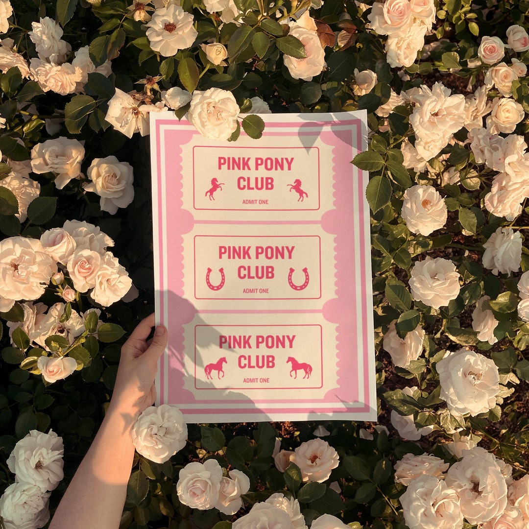 Pink Pony Club, Chappell Roan Poster Inspired, Midwest Princess Print ...