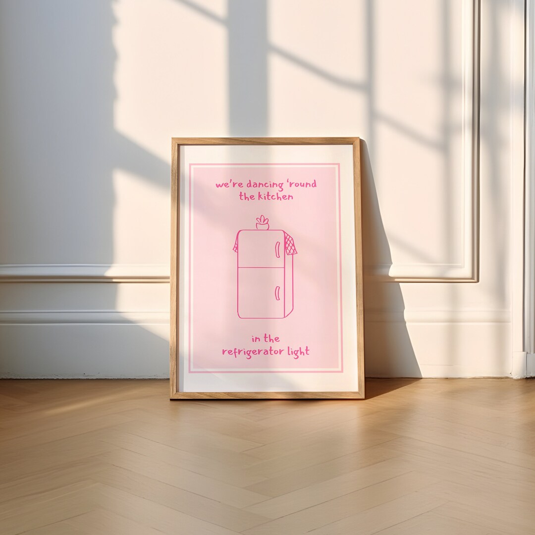 All Too Well Print, Taylor Swift Poster, Refrigerator Light Digital ...