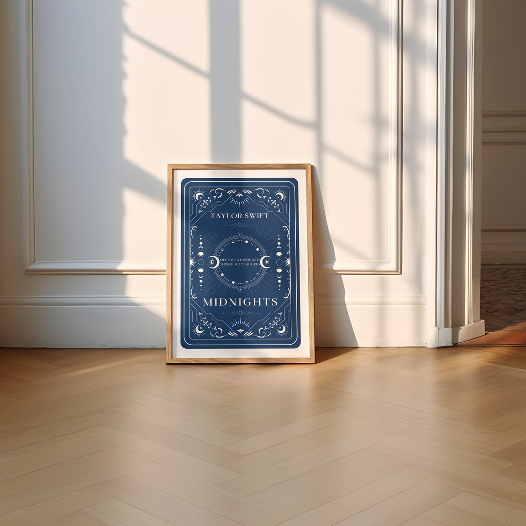 Taylor Swift Midnights Print Tarot Style Album Art, Vintage Music Decor ...