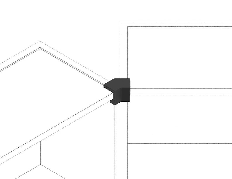 IKEA BILLY Bookcase Connector – Join 2 Units at "45 Degrees" for Custom ...