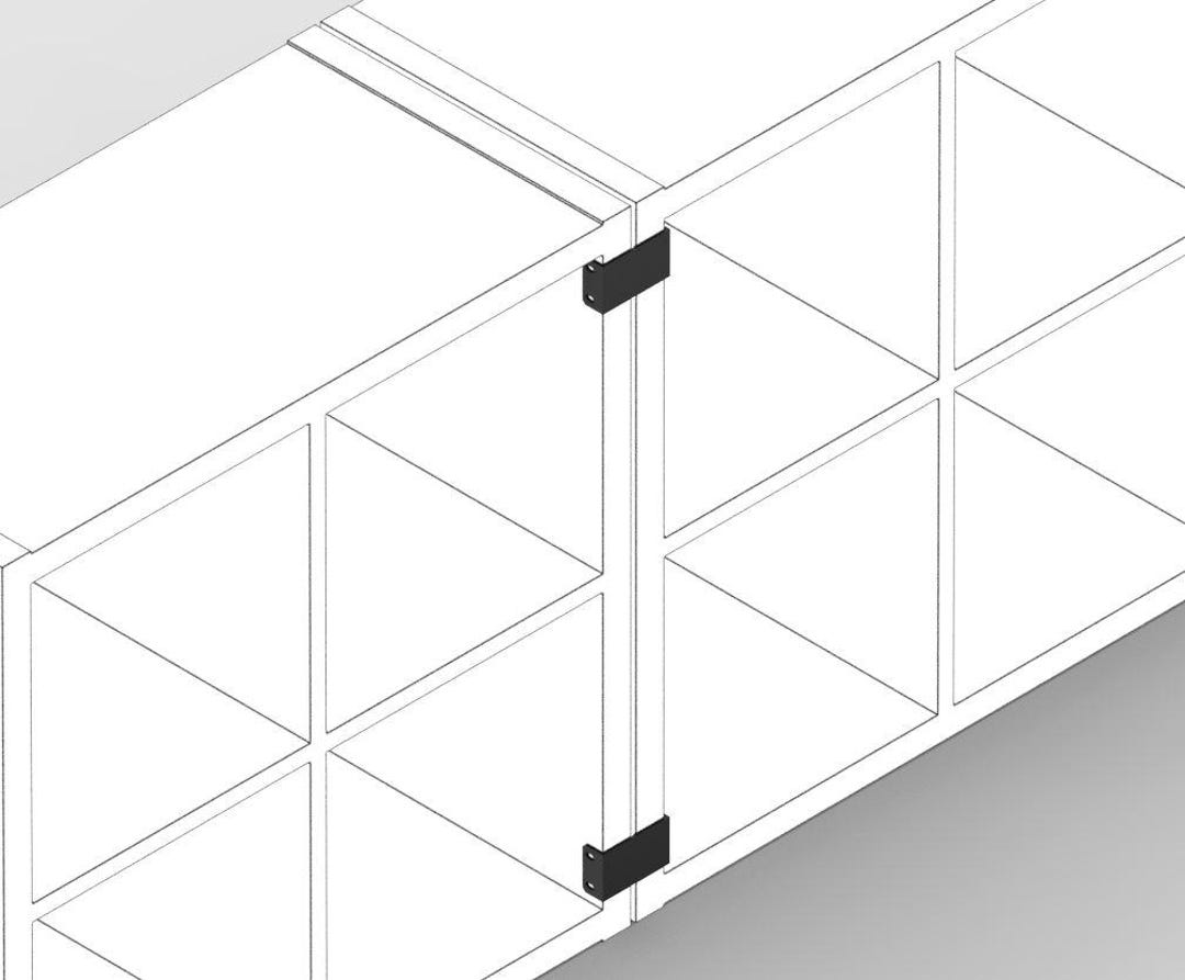 Connector Bracket For Ikea Kallax Universal Shelf Connectors Secure