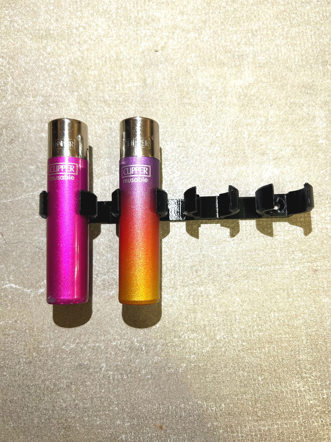 3D Personalized Clipper Holder – Clipper Lighter Stand – Tabletop Organizer – Gift for Smokers ...