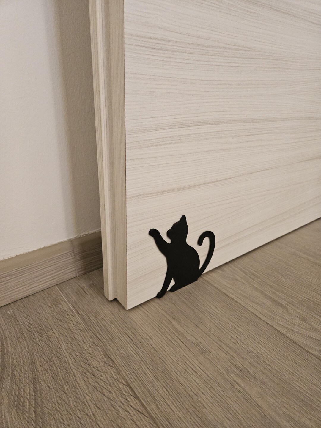 4 Pcs - Cat Door Stop, 3D Printed Doorstop, Cute Cat Shape Wedge, Funny ...