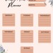 Weekly Meal Planner Pink Floral - Etsy