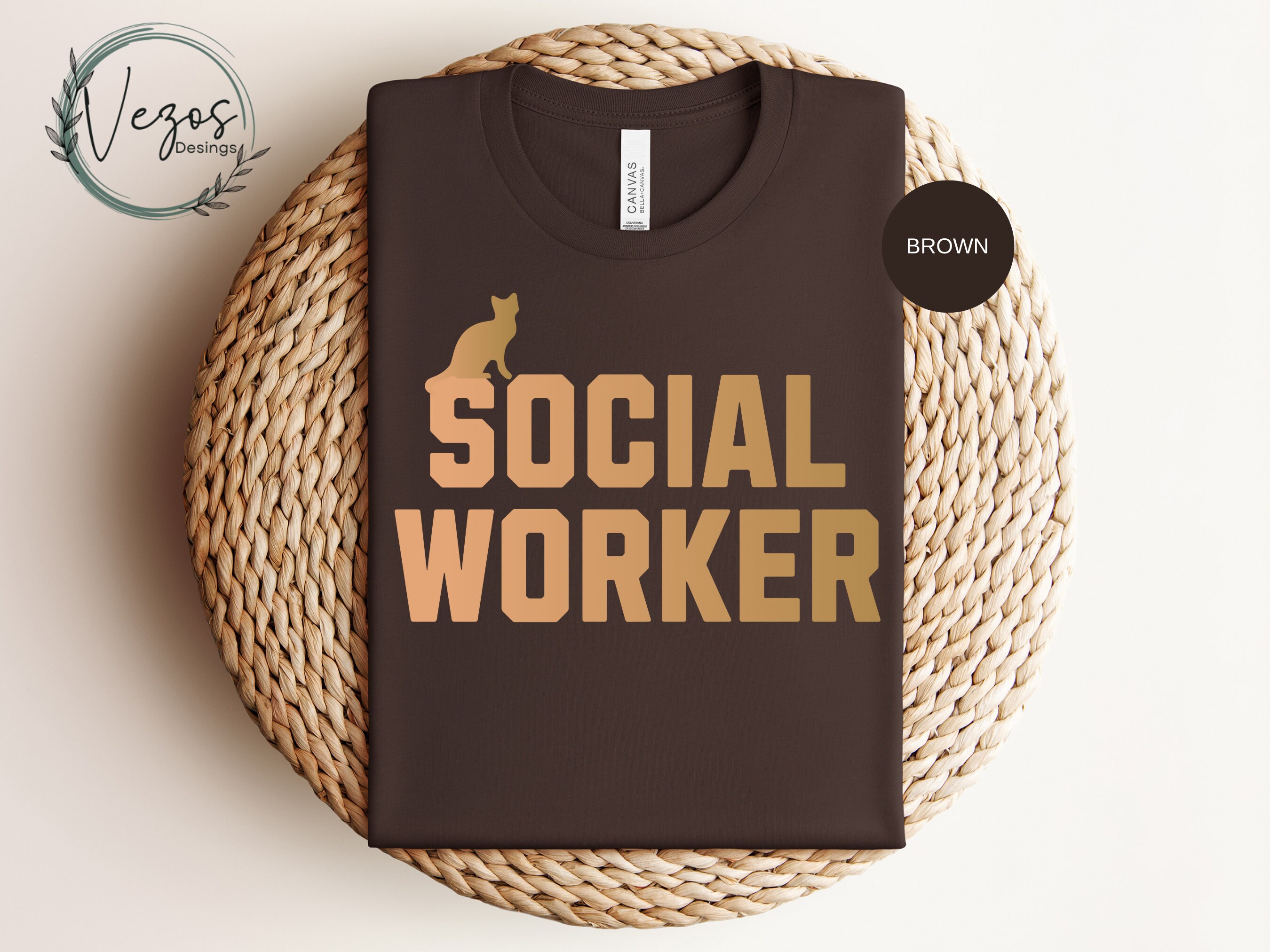 Social Worker Cat Shirt, Social Worker Shirt, Cat Shirt, Cat Dad Shirt ...