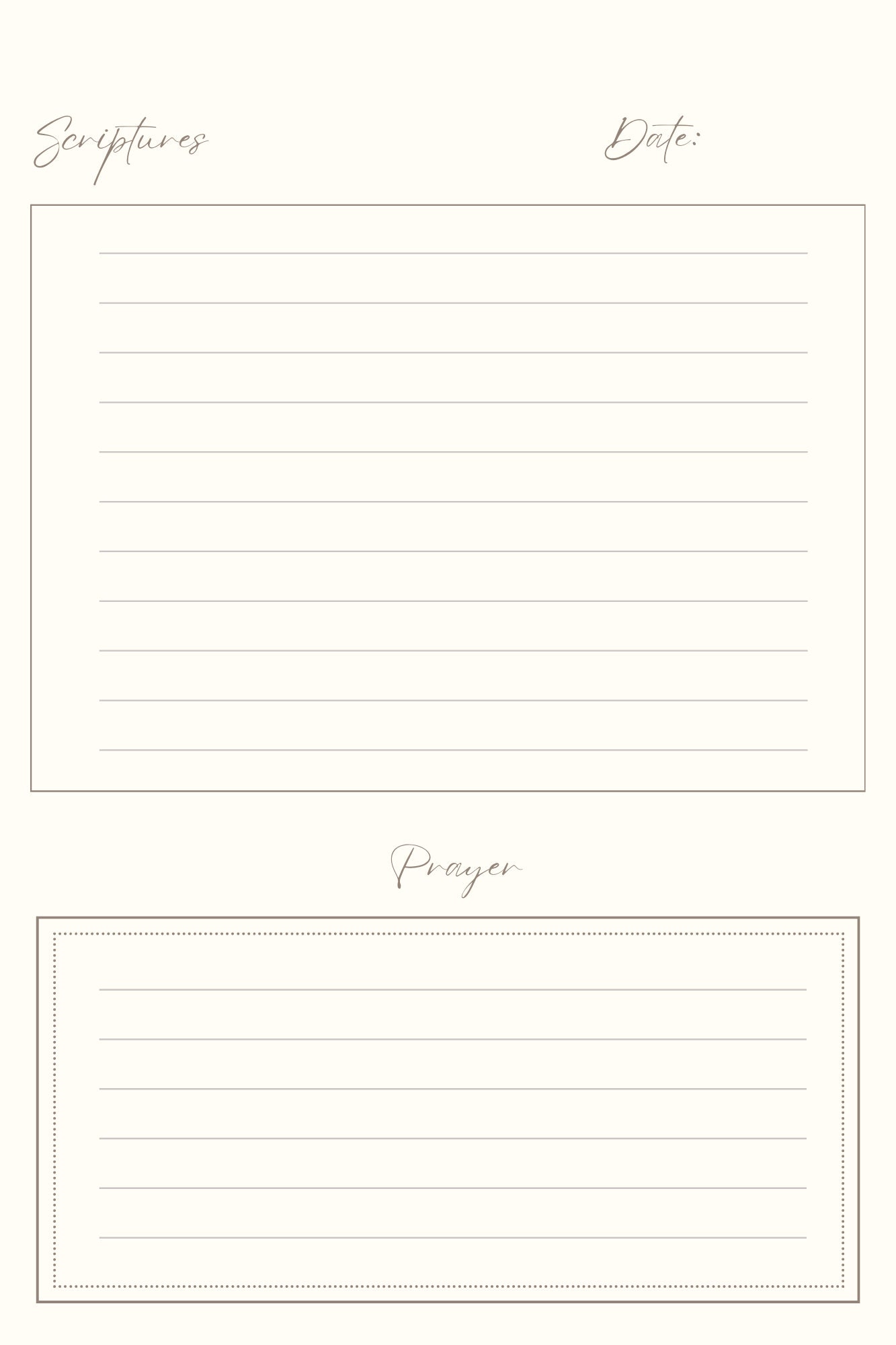 Church Notes Notebook Digital - Etsy