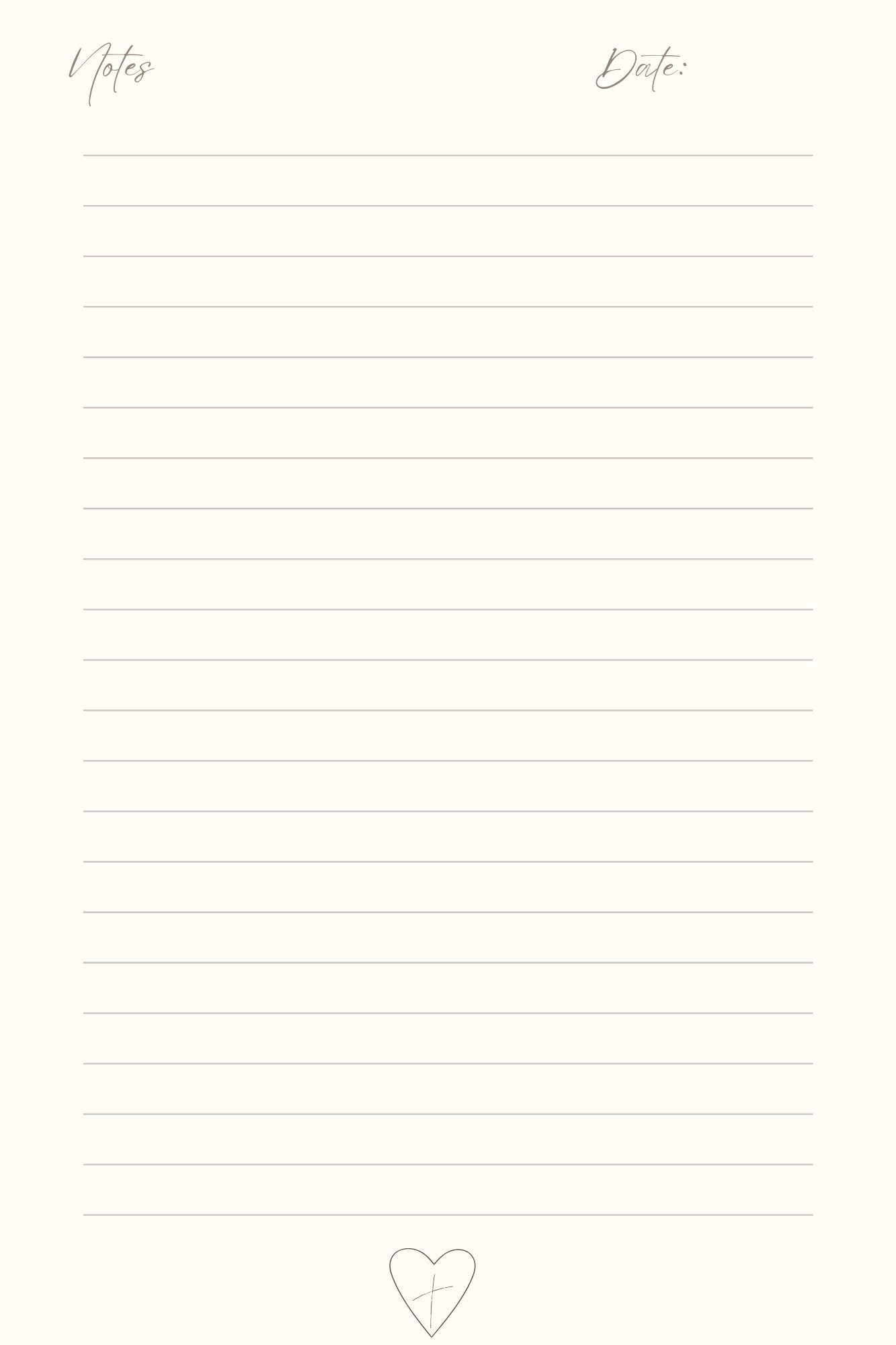 Church Notes Notebook Digital - Etsy