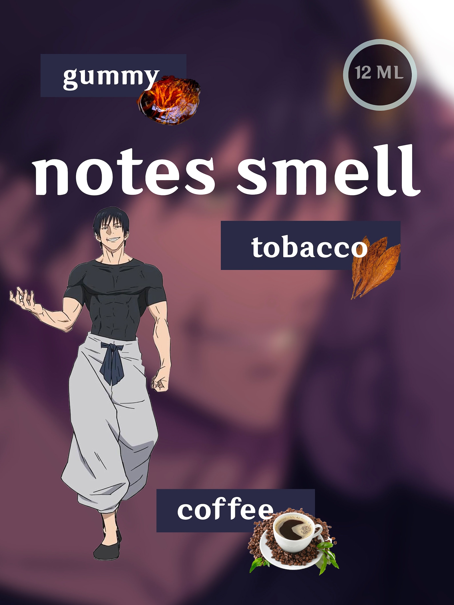 Perfume Anime Jujutsu Kaisen Toji Gojo Unisex, JJK Anime Lover 12 ML ...