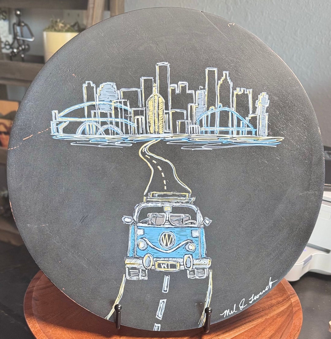 Milwaukee Skyline Sign, Skyline Wall Art, Handmade, Wisconsin ...