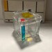 Hand-painted Crystal Box Inspired by the Artist Mondrian's Famous ...