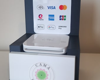 Square Card Reader Stand Dock Market Display 3D Printed Payment Stand ...