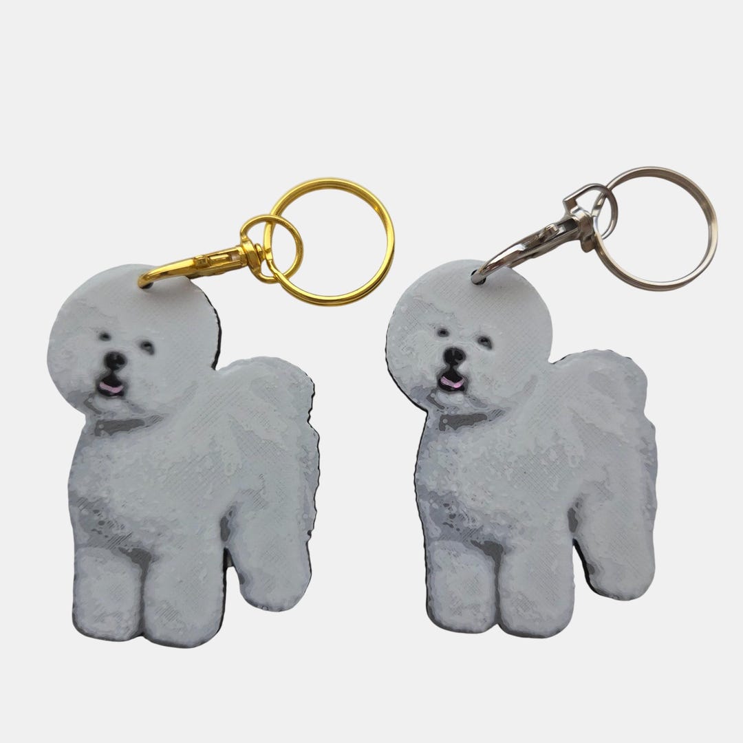 Bichon Frisé – Magnets, Keychains, Pins & Brooches - Etsy