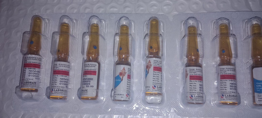 Vitamin D3. 6.00000 .cal D3 Ampoules - Etsy UK