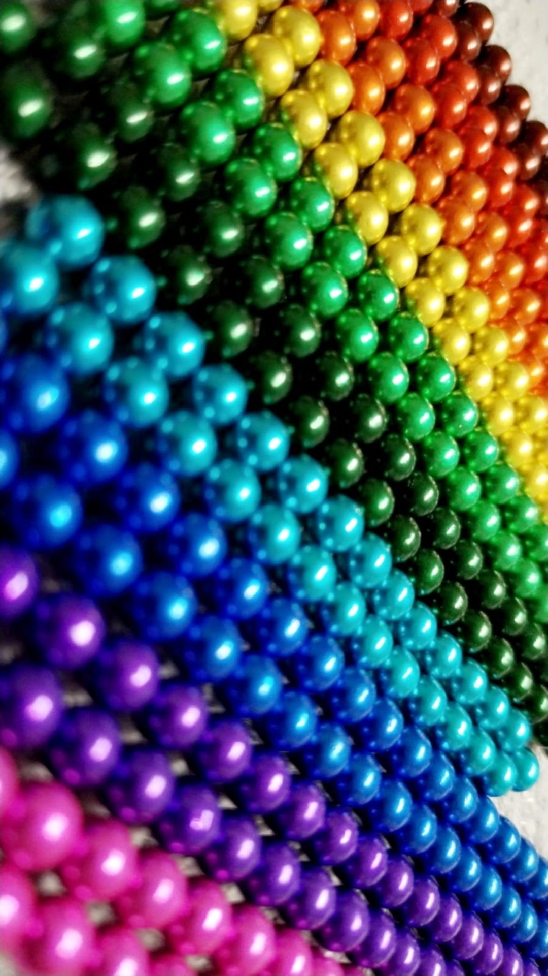 500 Rainbow Magnetic Balls Round Stress Relief 10 Colours - Etsy