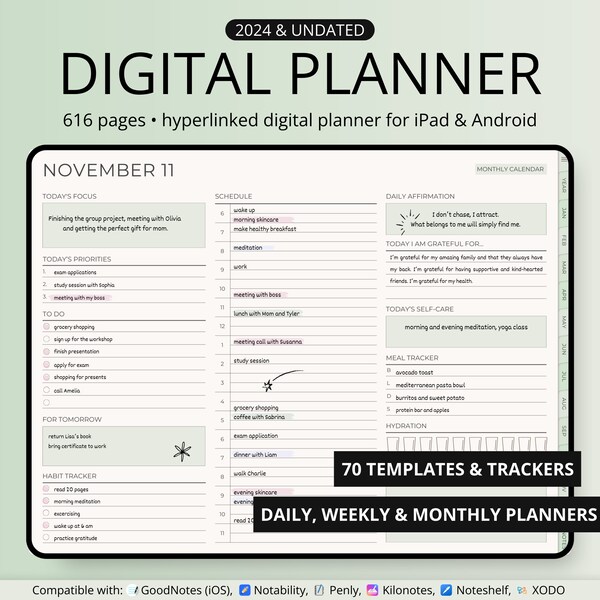 iPad Planner - Etsy