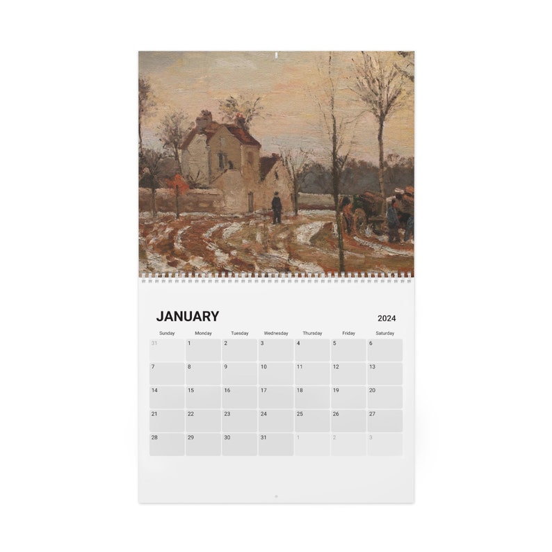 Famous Paintings Wall Calendar 2024 Impressionist Painters, Claude ...