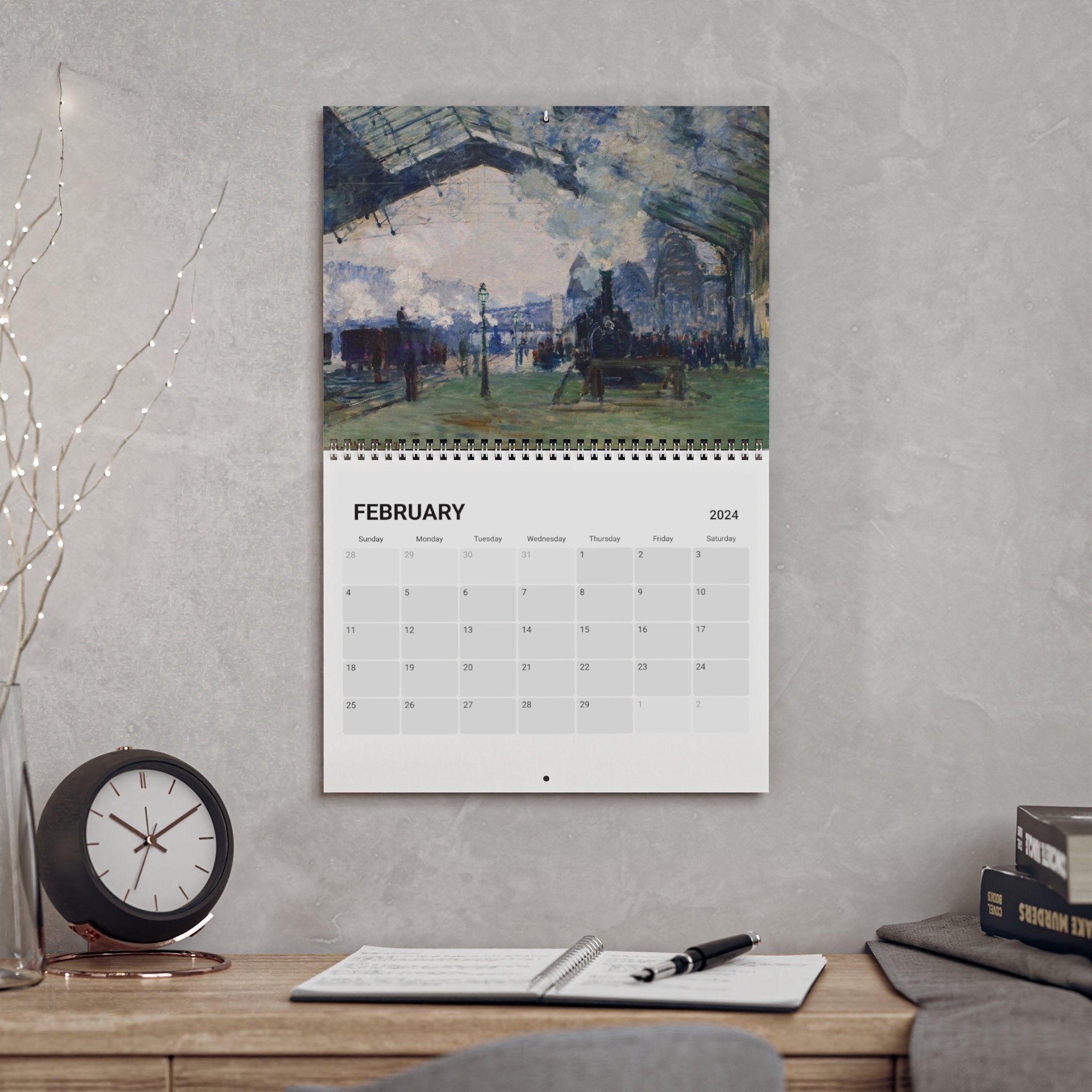 Famous Paintings Wall Calendar 2024 Impressionist Painters, Claude ...