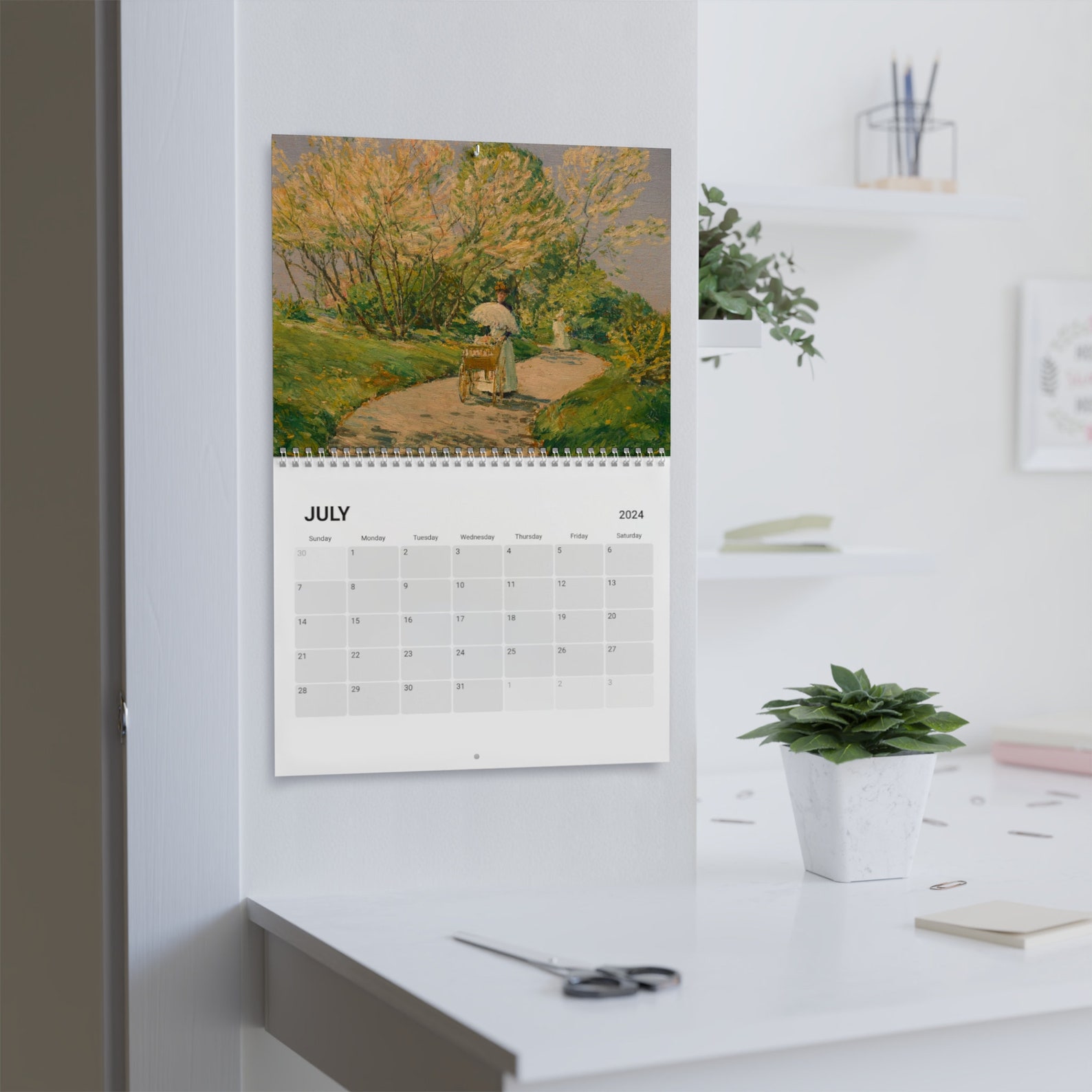 Famous Paintings Wall Calendar 2024 Impressionist Painters, Claude ...