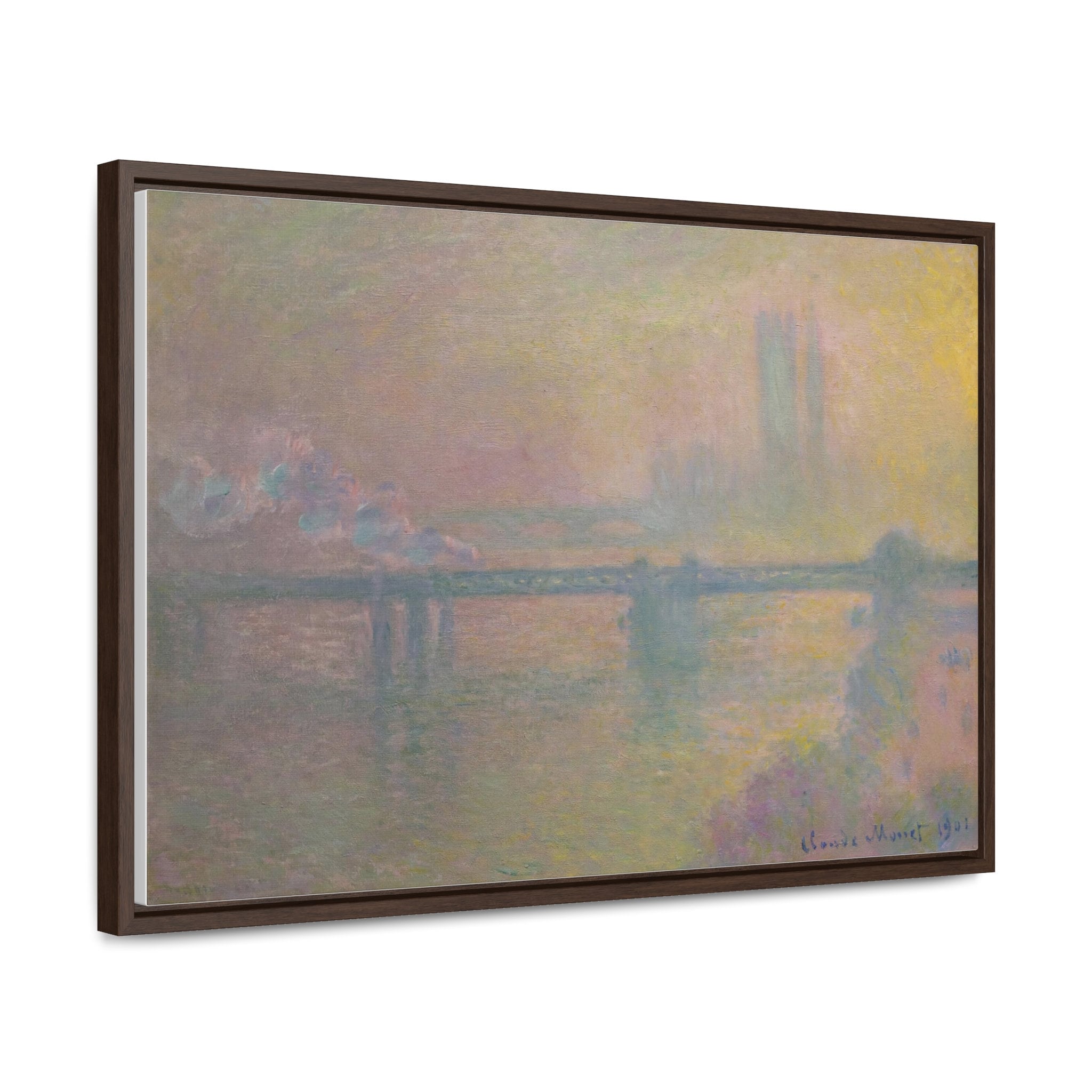 Monet Print Monet Poster Claude Monet Oil Painting With Frame Wall Art ...