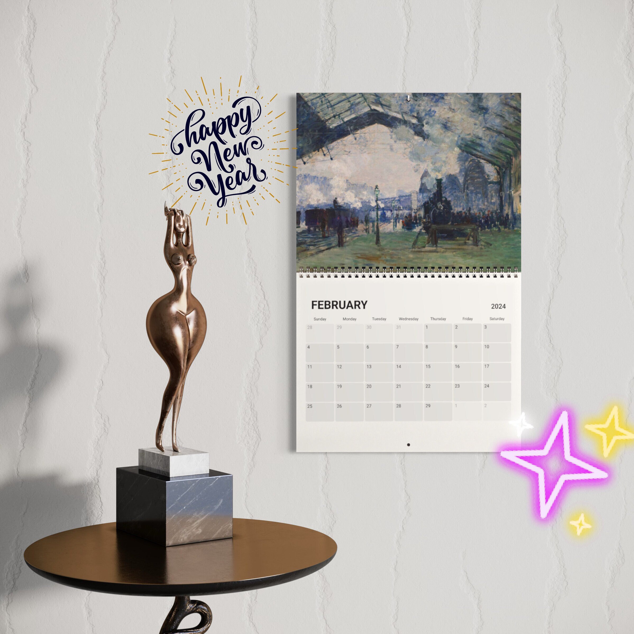 Wall Calendar 2024 of Impressionist Paintings Wall Calendar 2024 ...