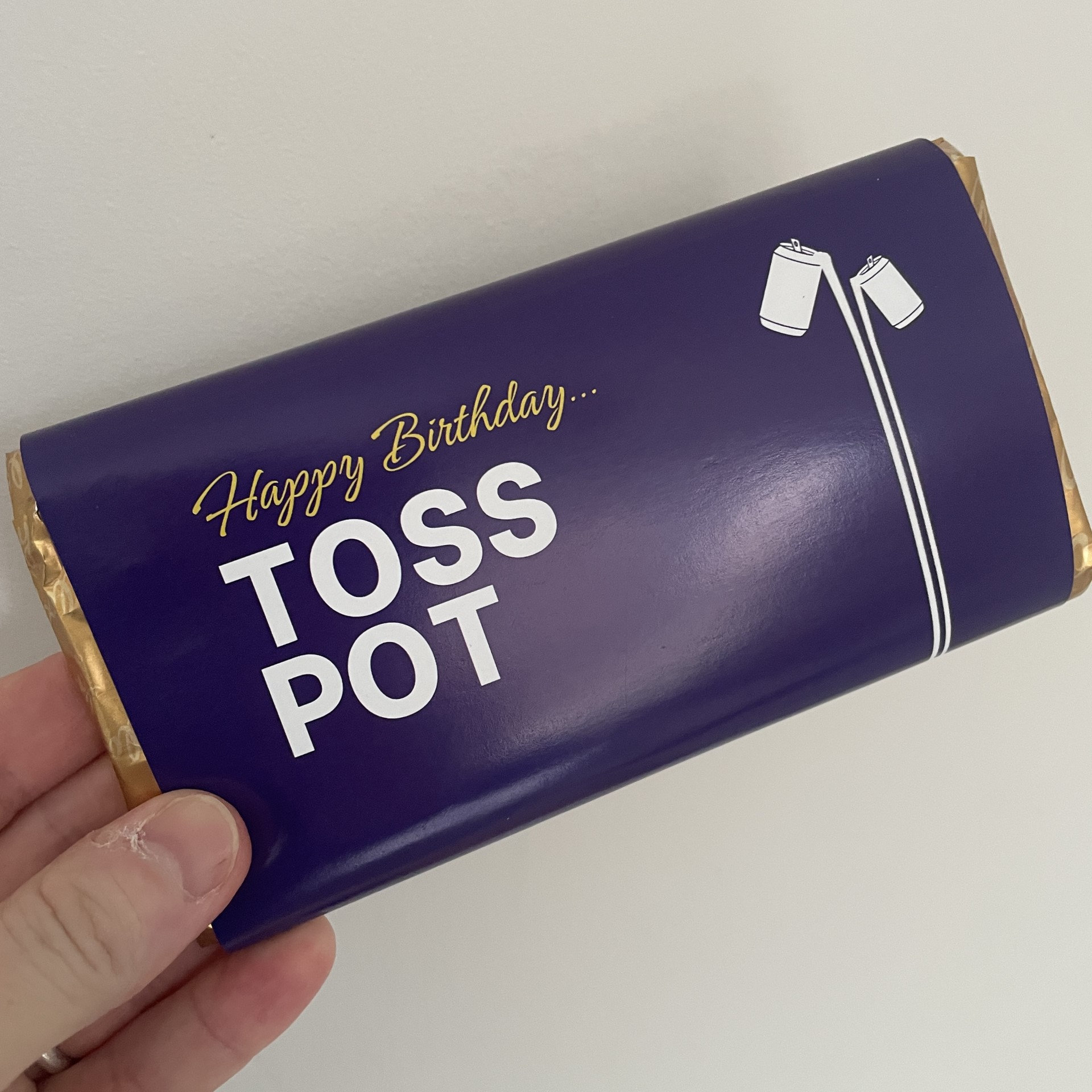 Rude Happy Birthday Chocolate Bar - Etsy UK