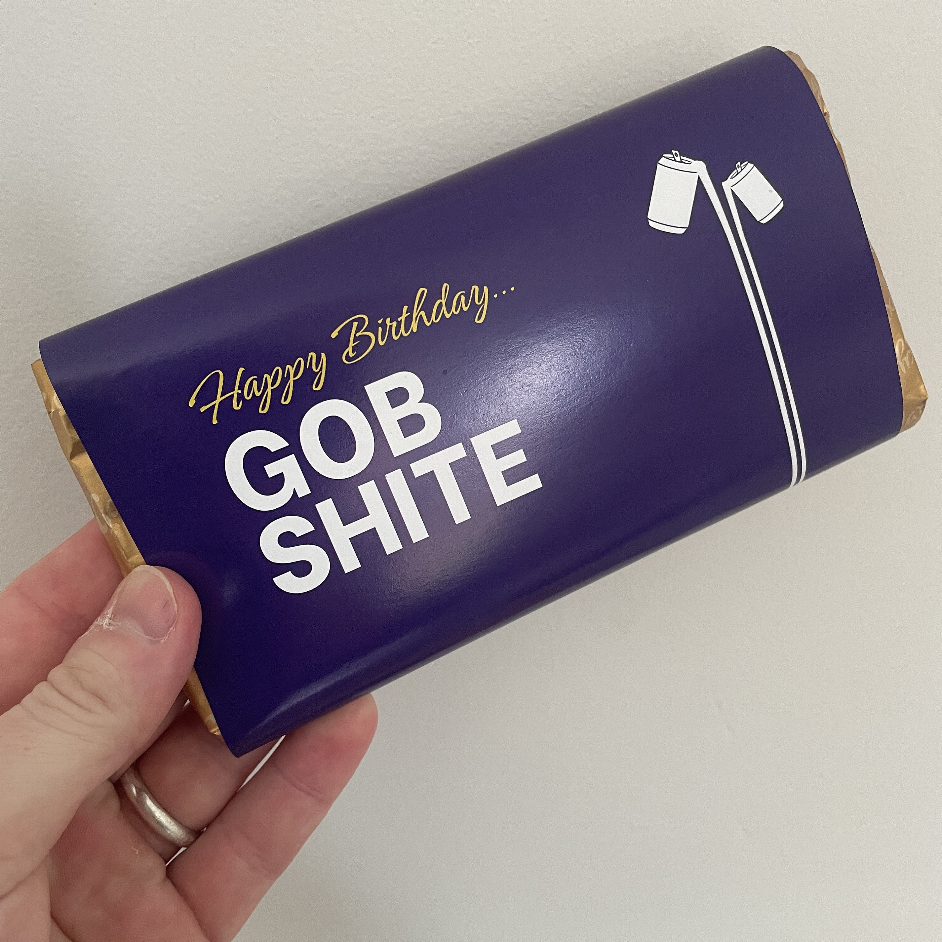Rude Happy Birthday Chocolate Bar - Etsy UK