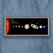 Solar System Poster. Chart and Map of Sol System. Real-life NASA Photos ...