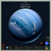 Layers of Uranus Topographical Infographic, Geographical Chart of the ...
