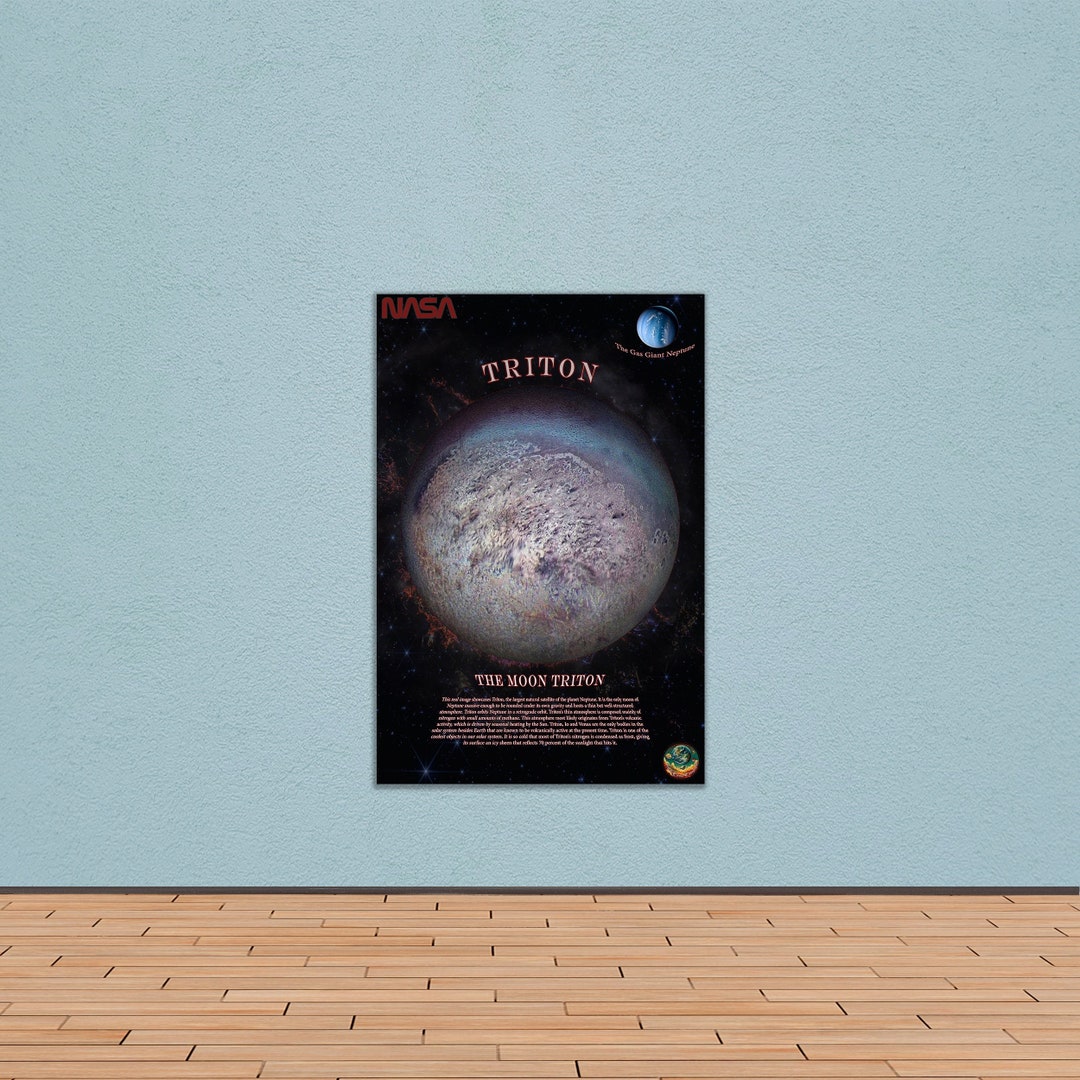 Triton Poster: Nasa-inspired Outer Space Giclée Print (digital Download ...