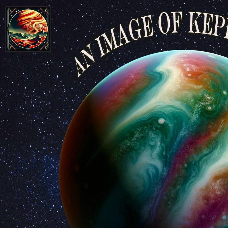 Kepler 186F Planet Poster: Sci-fi NASA Infographic Art (digital ...