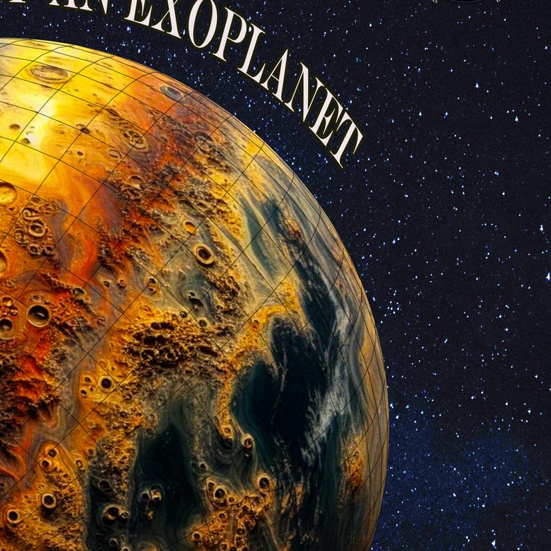 Exoplanet A Giclée Print: Nasa-inspired Galaxy Wall Art (digital ...
