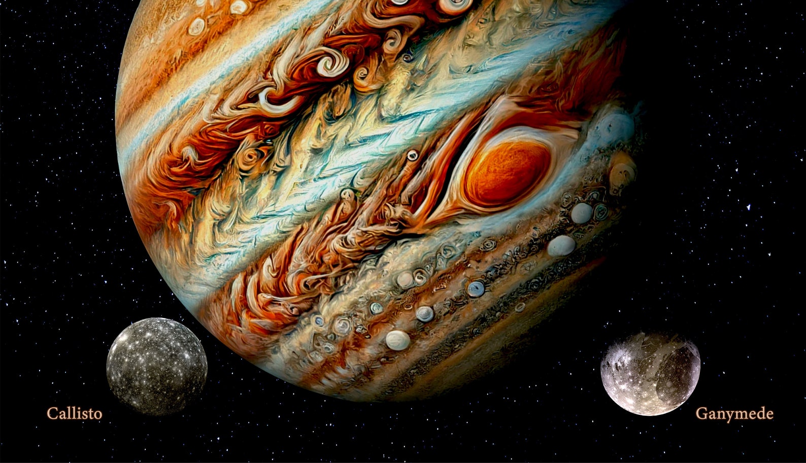 Gas Giant Jupiter Space Poster High-quality Giclée Print Nasa-inspired ...