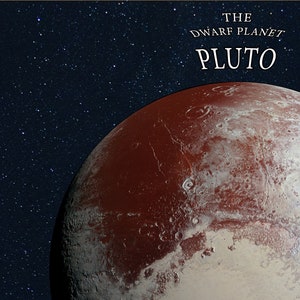 Pluto Dwarf Planet Poster: NASA Sci-fi Wall Art (digital Download) - Etsy