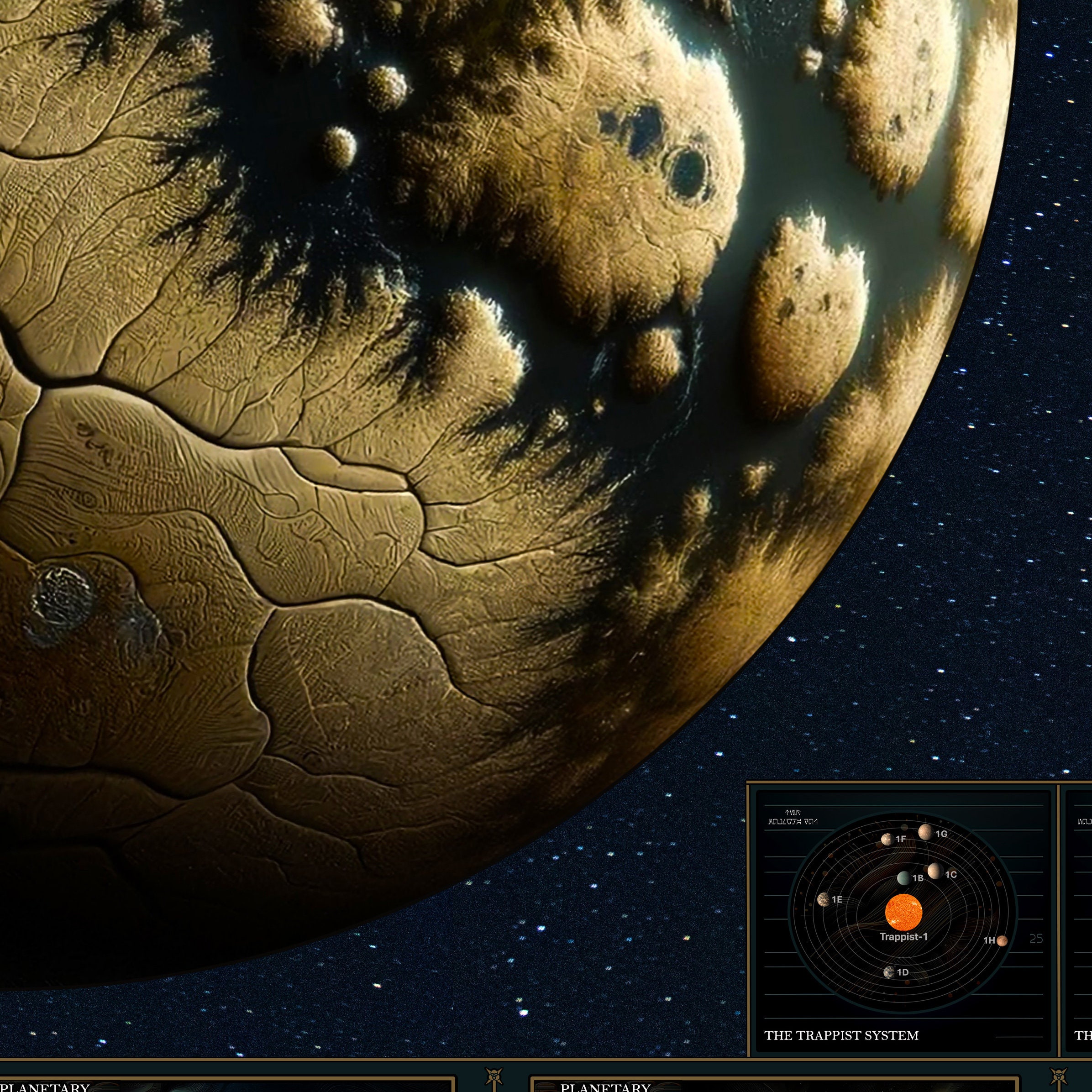 Trappist-1f Exoplanet Infographic Poster. Sci-fi Wall Art Print, High ...